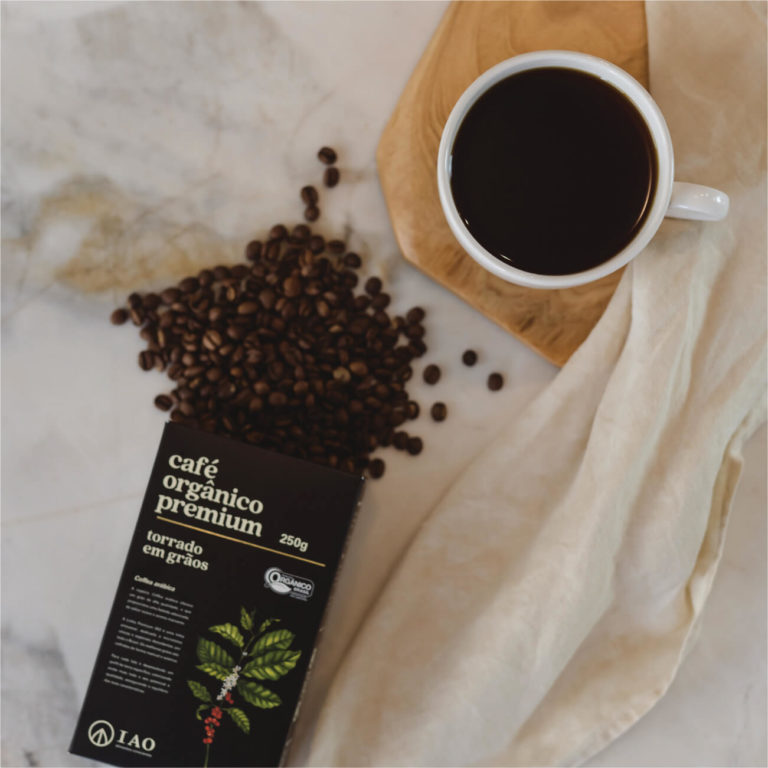 Café Orgânico Premium Torrado em Grãos 250g | IAO Orgânicos